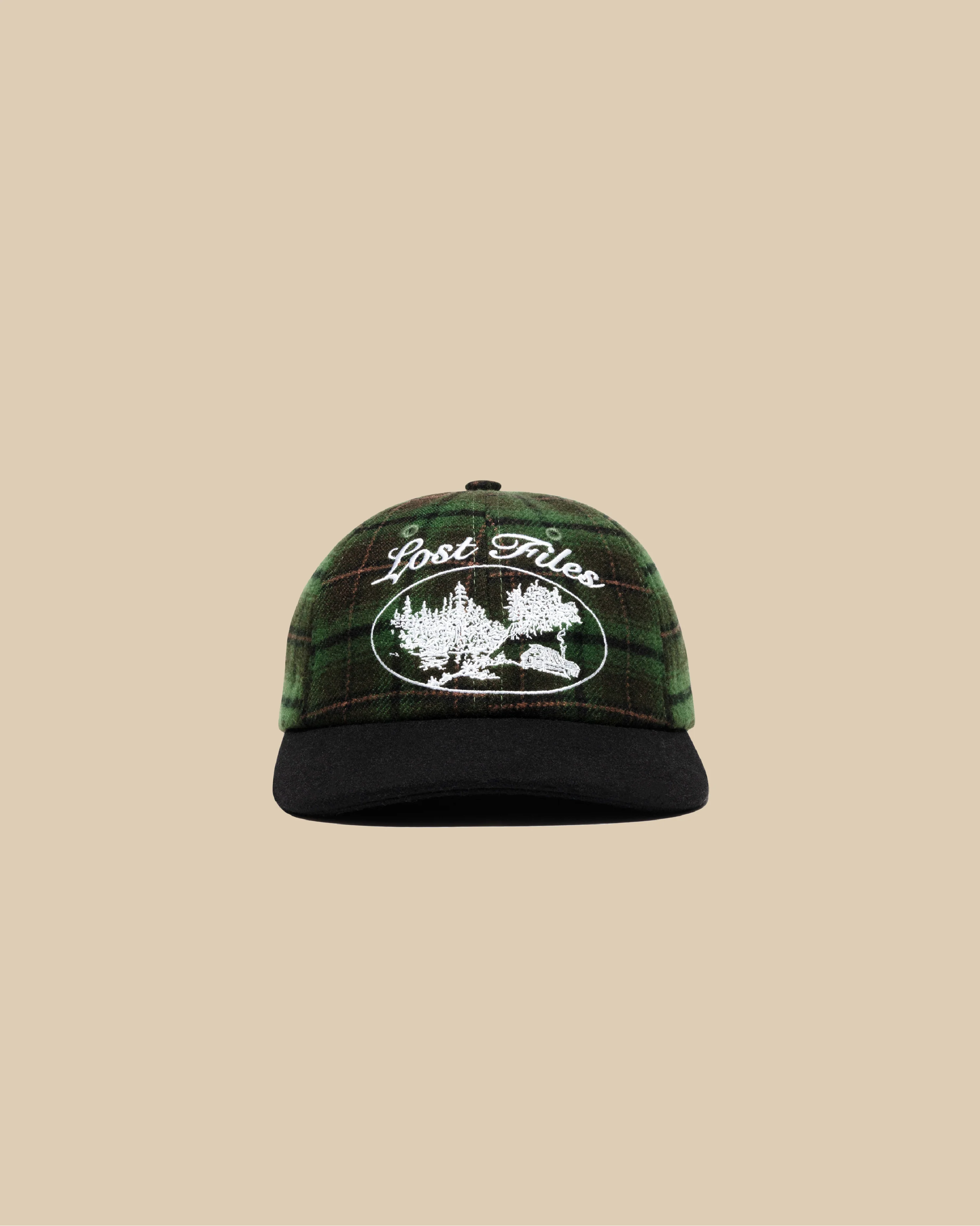 Cabin Scene Wool Flannel Hat – Lost Files